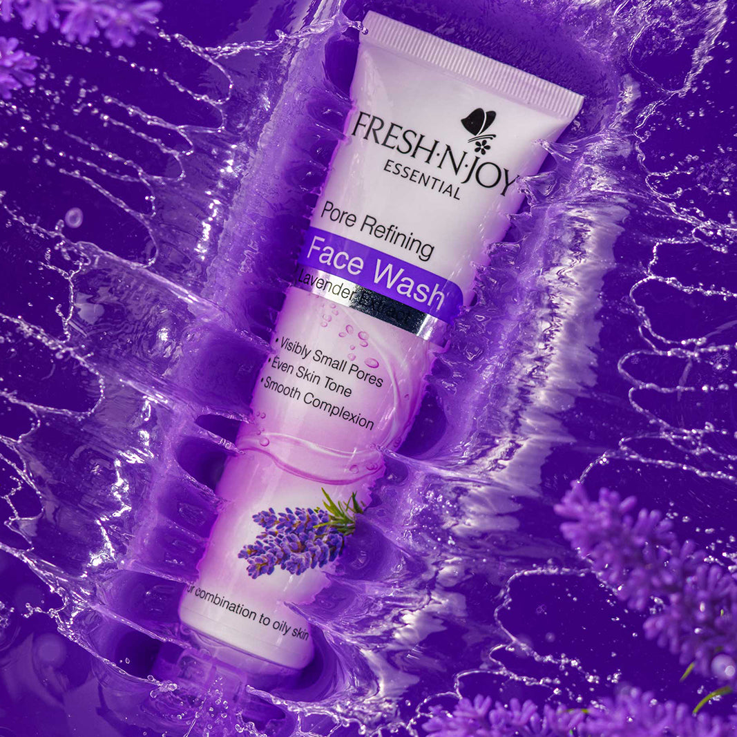 Face Wash Pore Refining With Lavender Extract Fresh N Joy Essential Face Wash Pore Refining With Lavender Extract Fresh N Joy Essential